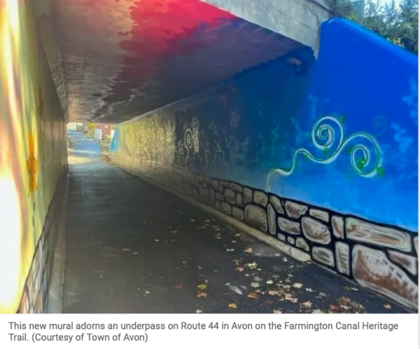 New Avon Trail Mural Brightens Hiking, Biking Excursions – Farmington ...